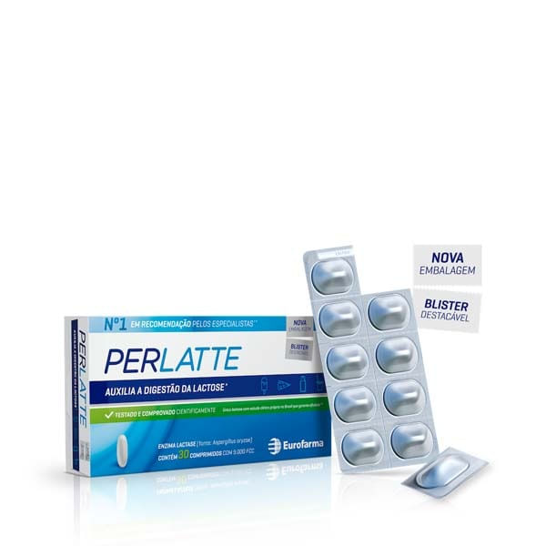 Perlatte 9 000FCC 30 Comprimidos - Farmácia São João