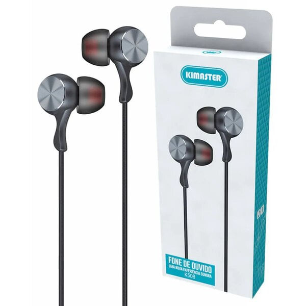 Fone de Ouvido Kimaster com Microfone K508 - Farmácias São João