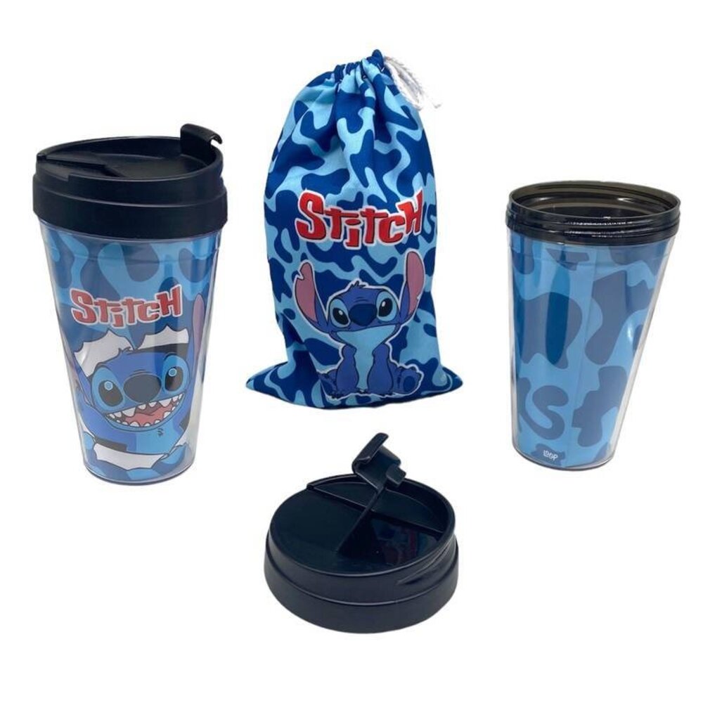 Copo Loop Viagem Stitch - Farmácias São João