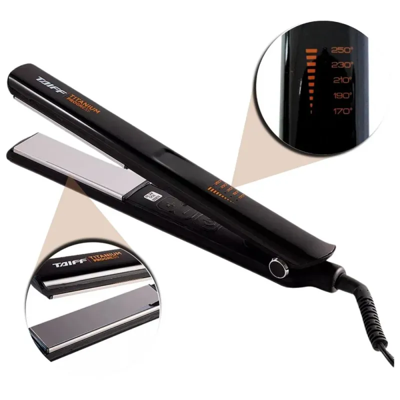Prancha de Cabelo Taiff Titanium Progress Bivolt - Farmácias São João
