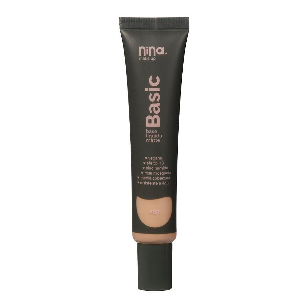 Base Nina Makeup Basic Cor 8 - Farmácias São João