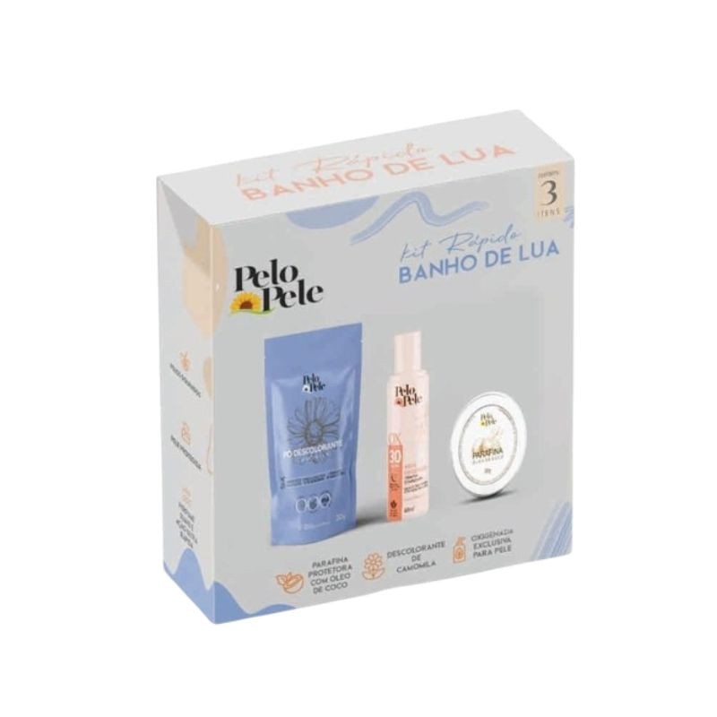 Kit Banho de Lua Pelo e Pele 3 Unidades - Farmácias São João