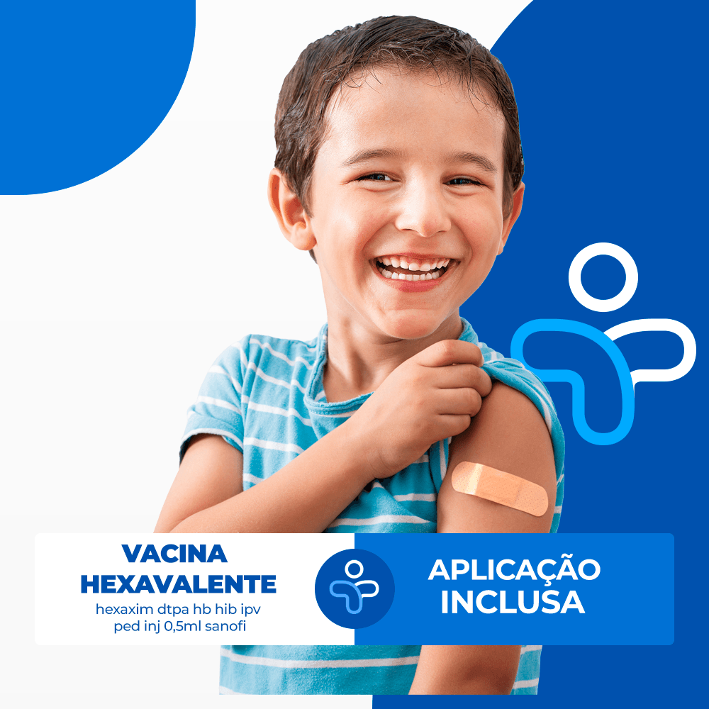 Vacina Hexavalente Hexaxim 0,5 ml Injetável 1 Seringa Preenchida Sanofi ...