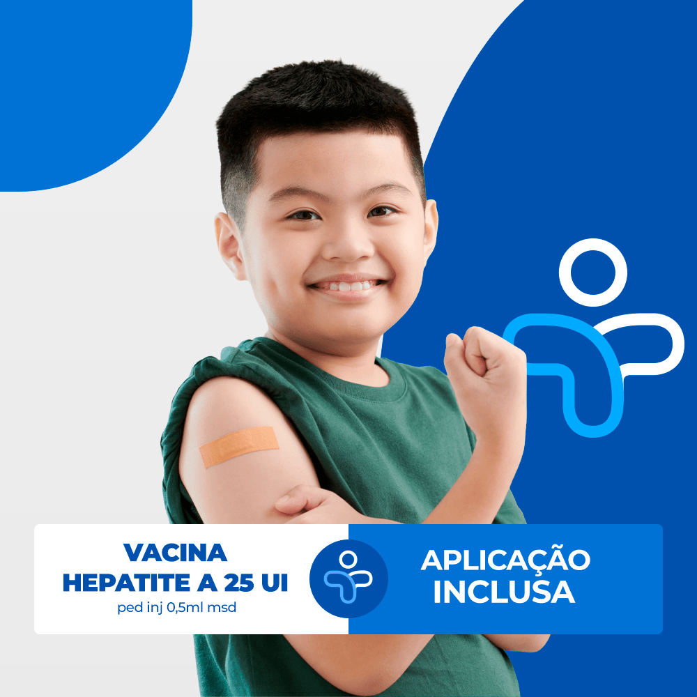 Vacina Hepatite A Inativada 25 UI Vaqta MSD + Aplicação - Farmácias São ...