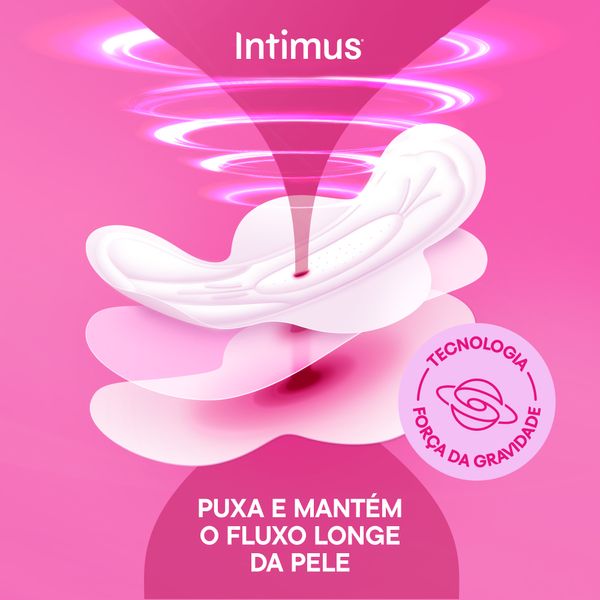Absorvente Intimus Toda Protegida Dia Suave sem Abas 8 Unidades ...
