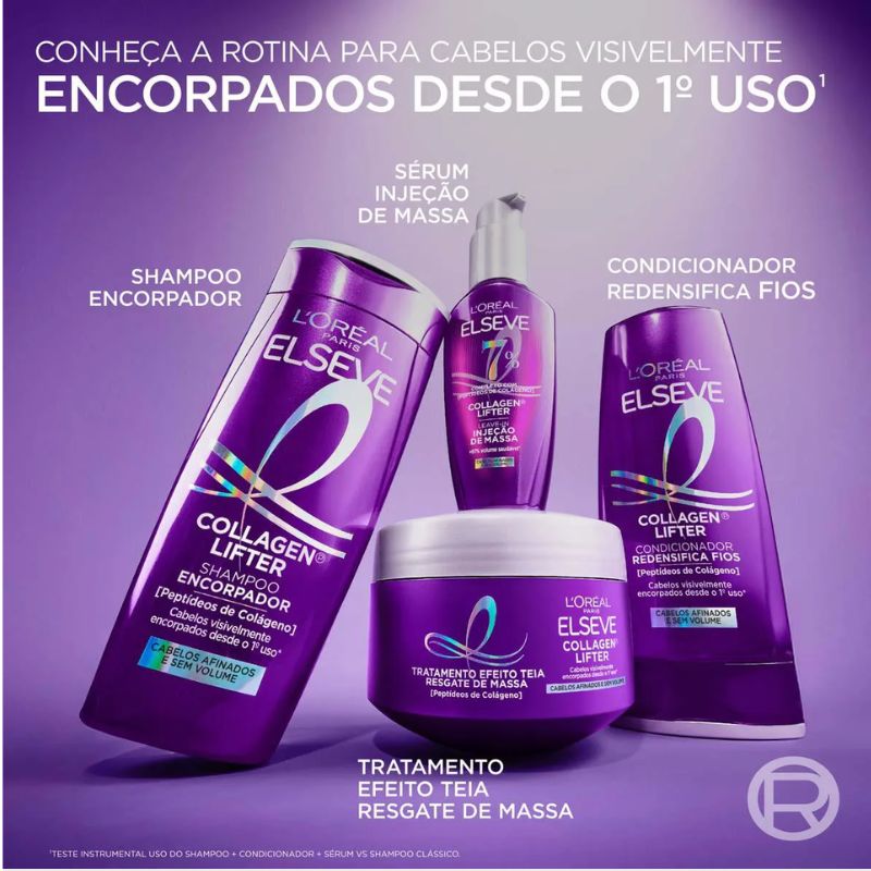 Shampoo Elseve Collagen Lifter 200ml - Farmácias São João