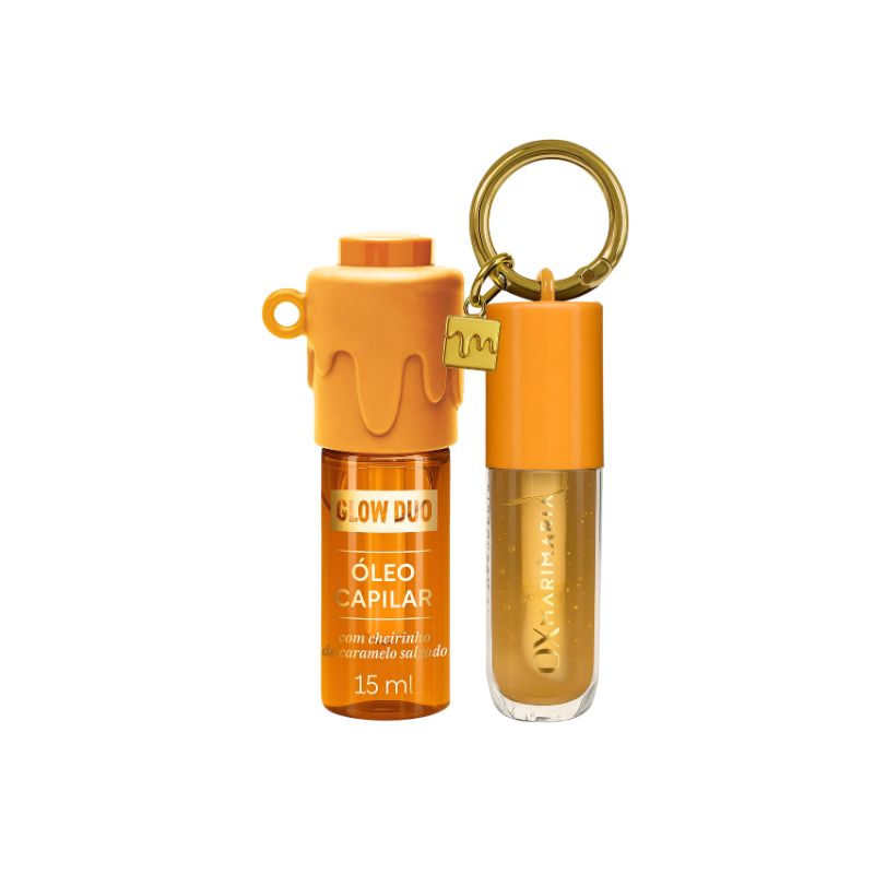 Kit OX Mari Maria Glow Duo Óleo Capilar 15ml + Gloss Labial 4ml ...