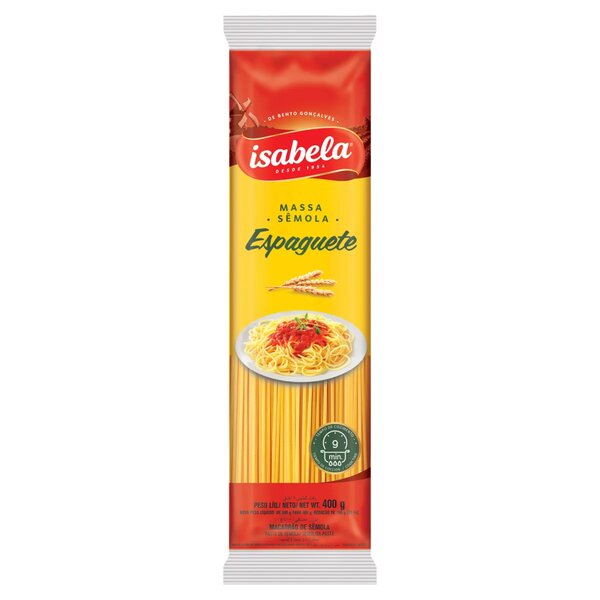 Massa Isabela 400g semola espaguete - Farmácias São João Massa Isabela 400g semola espaguete - Farmácias São João