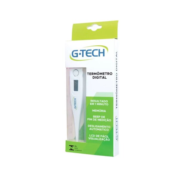 Termômetro Digital G-Tech Branco 1 Unidade - Farmácia São João