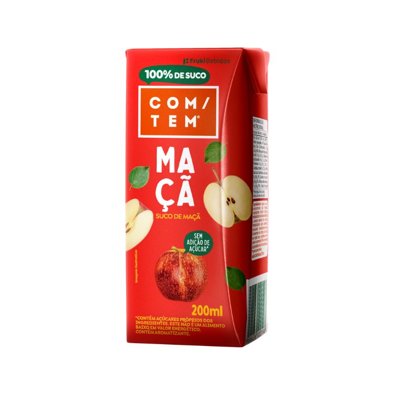 Suco Com/Tem Maçã 200ml - Farmácias São João