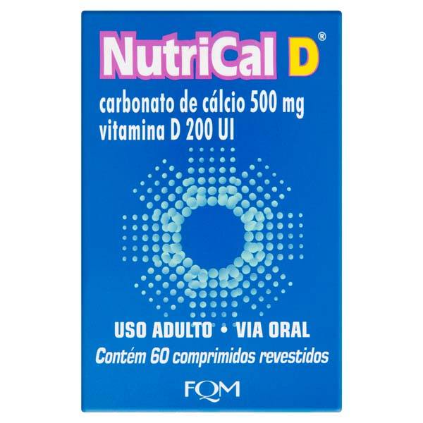 Nutrical D 500mg 60 Cápsulas - Farmácia São João